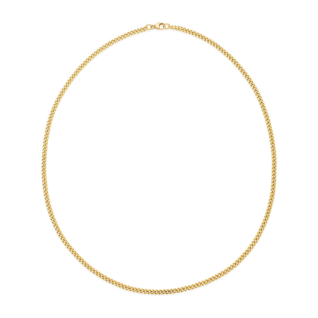 18ct Yellow Gold Filed Curb Link Chain – Mallory