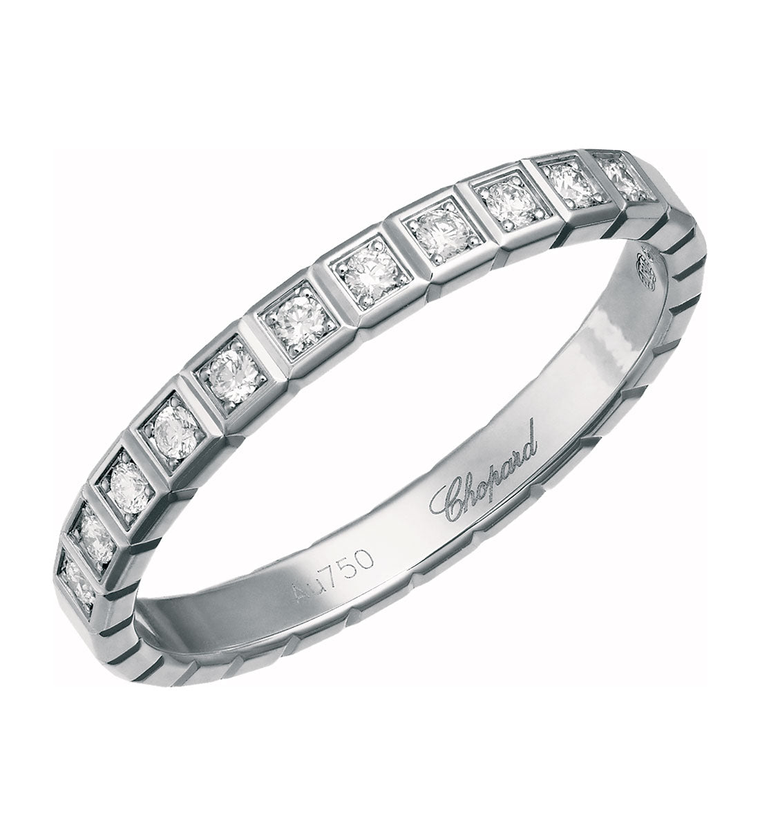 Chopard Ice Cube 18ct White Gold Diamond Ring – Mallory