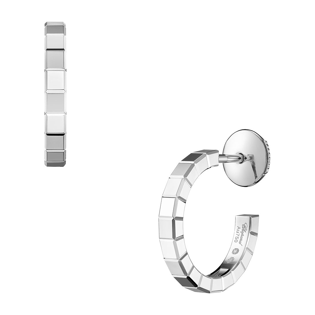 Chopard Ice Cube 18ct White Gold Earrings – Mallory