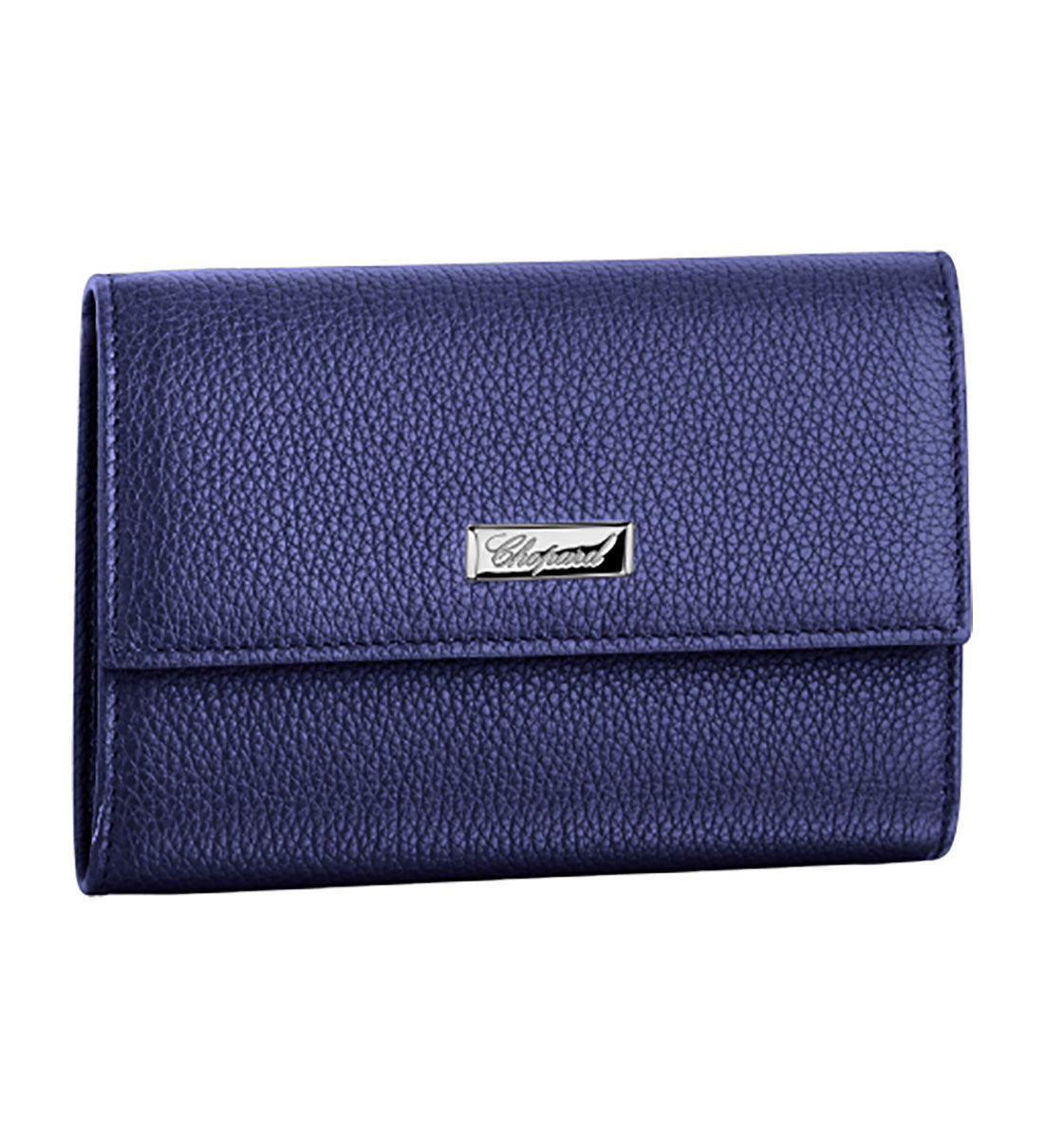 Chopard Miss Happy Navy Blue Leather Mini Wallet – Mallory